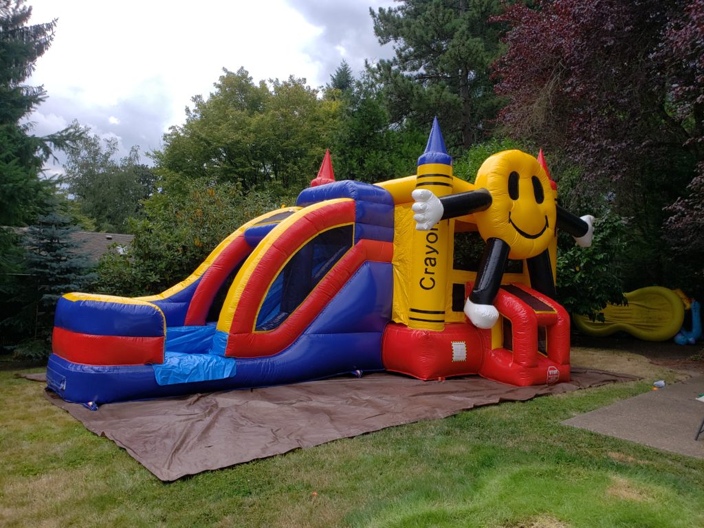 Bouncers with slide and pool – Bounce House Rental | Tent Rental ...