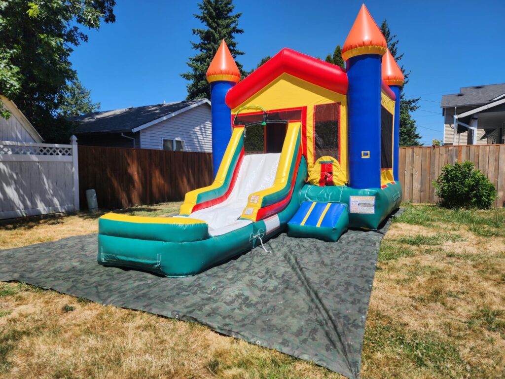 Bouncers with slide and pool – Bounce House Rental | Tent Rental ...