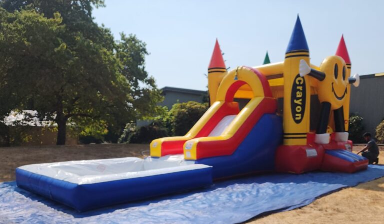 Bouncers with slide and pool – Bounce House Rental | Tent Rental ...