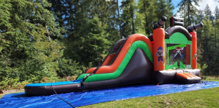 Bouncers with slide and pool – Bounce House Rental | Tent Rental ...
